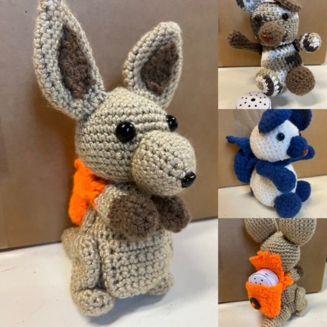 Recordable CROCHET 8 Animals With 20 Second Recorder. - Etsy