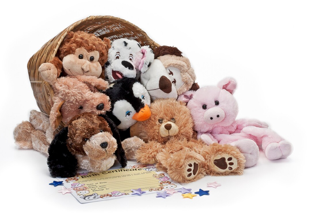 8 Inch Unstuffed Animal Kits, PACK OF 10 With Animals, Stuffing and PDF ...