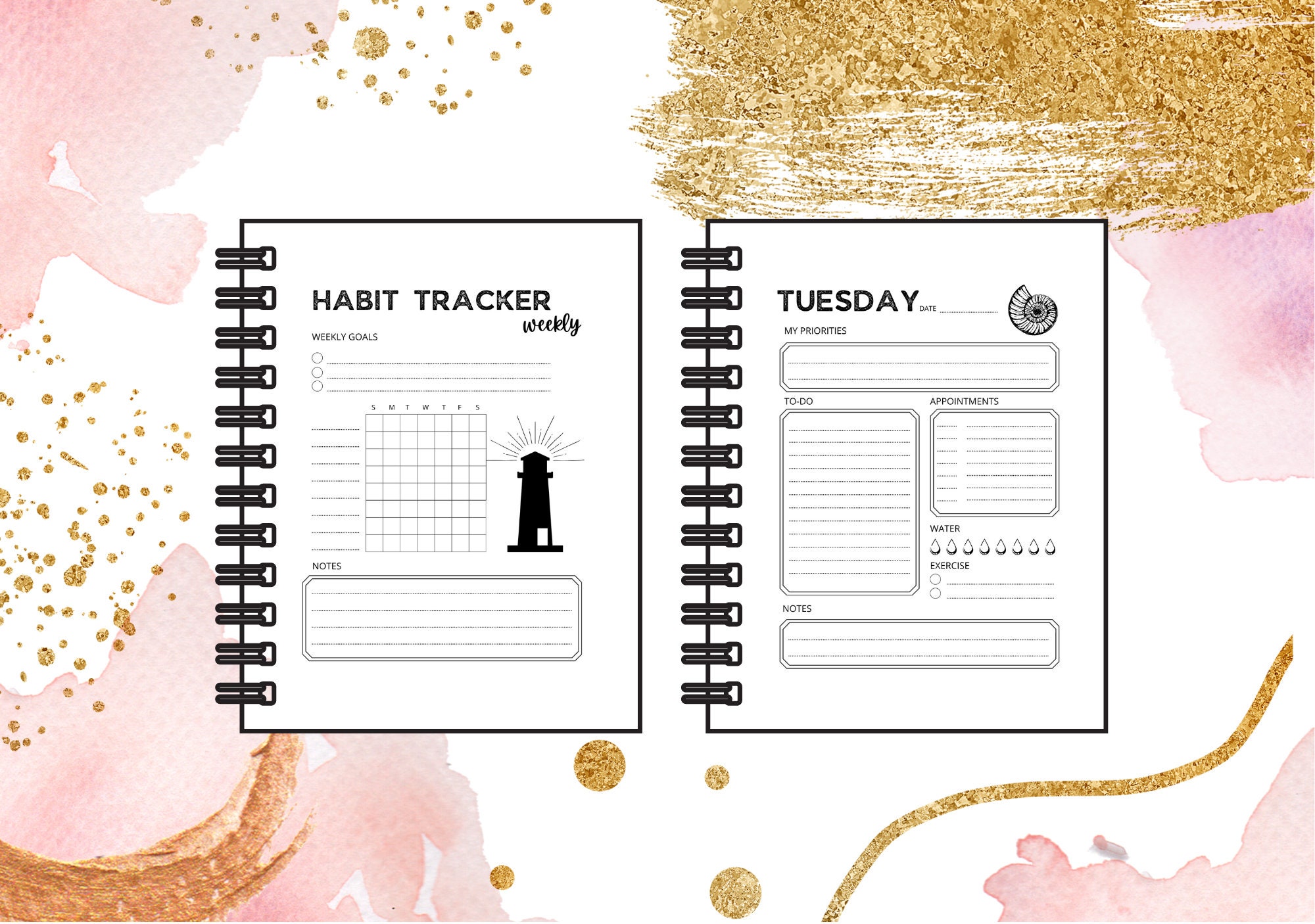 Daily Planner Printable, to Do List, Printable Daily Schedule, Day ...