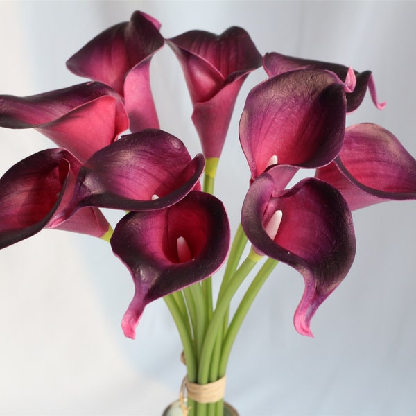 Plum Calla Lilies - Etsy
