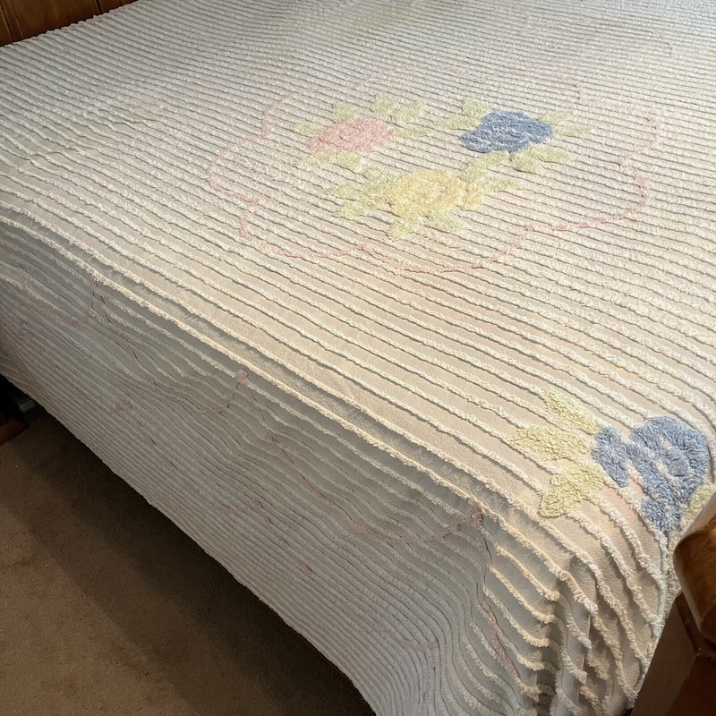 Chenille Bedspread Full - Etsy