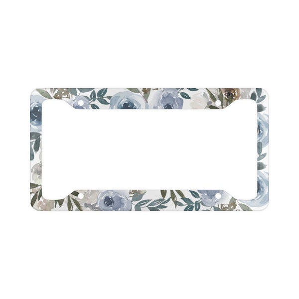 Blue License Plate - Etsy