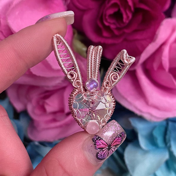 Bunny Pendant Etsy