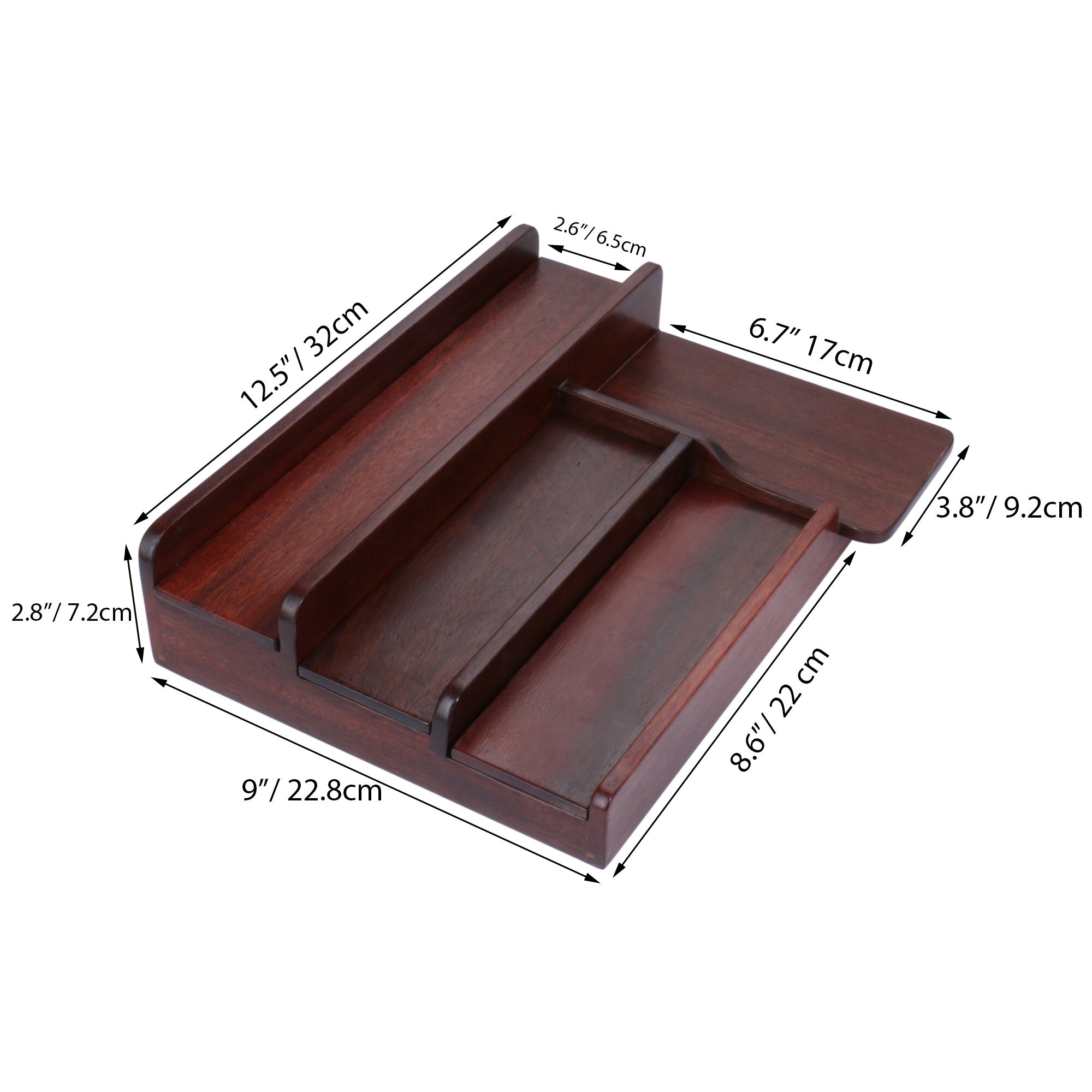 Cologne Bottle Wood Shelf, Perfume Bottle Organizer, 4 Tiered Solid ...