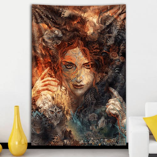 Android Jones Forward Escape Dave Tipper Tapestry by Third Eye - Etsy