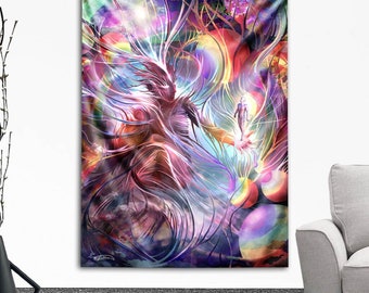 Silvio Vieira Intrinsic Paths Tapestry by Third Eye Tapestries | Etsy