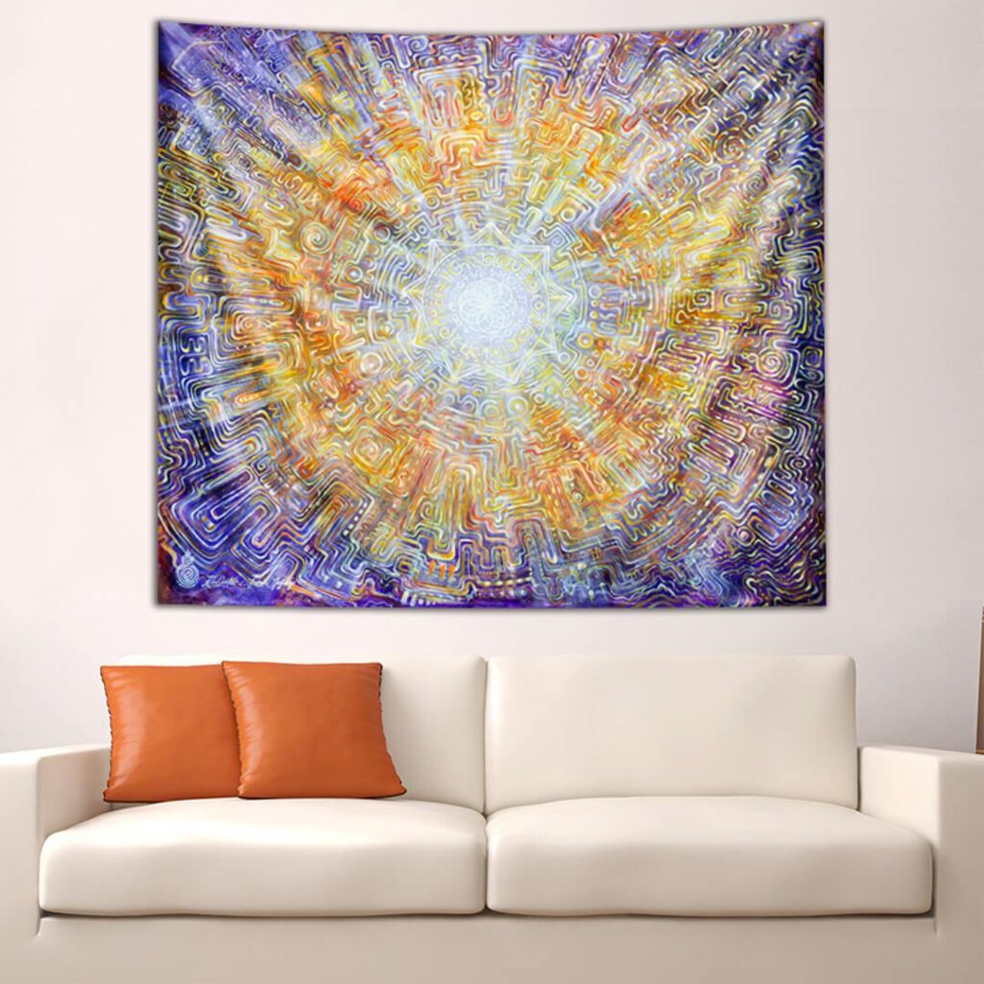 Gene Cundith Heavens Gates Mandala Tapestry by Third Eye Tapestries - Etsy