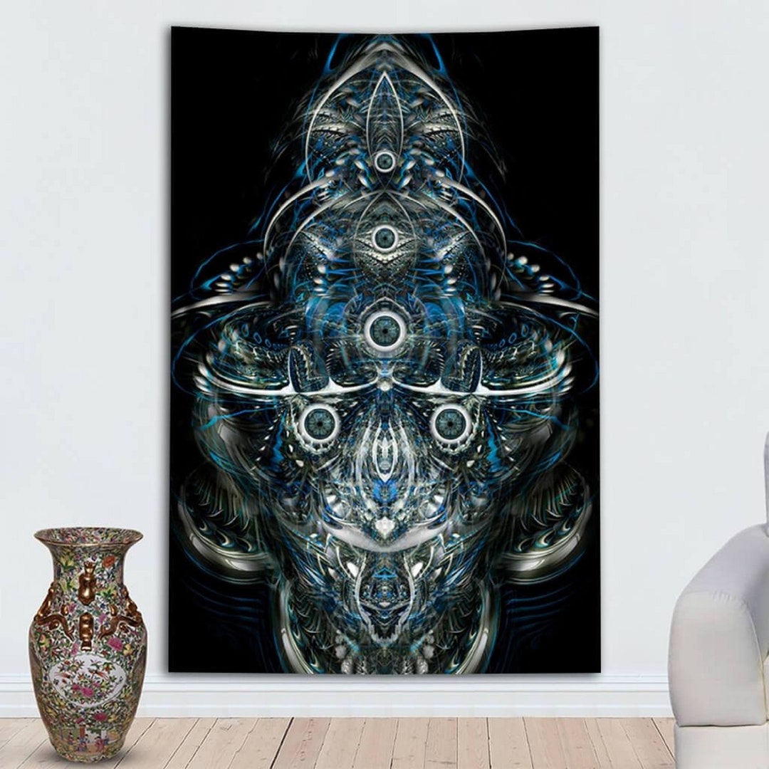 Johnathan Singer Jester Alien Tapestry by Third Eye Tapestries - Etsy