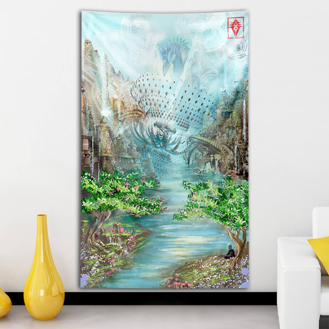 Asirios Akashic Future Tapestry by Third Eye Tapestries - Etsy