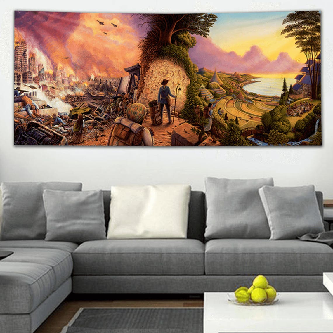 Mark Henson New Pioneers Tapestry by Third Eye Tapestries | Etsy