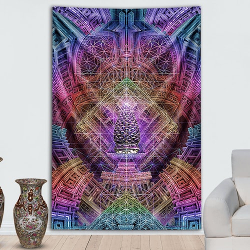 Android Jones Boom Shiva Tapestry by Third Eye Tapestries - Etsy