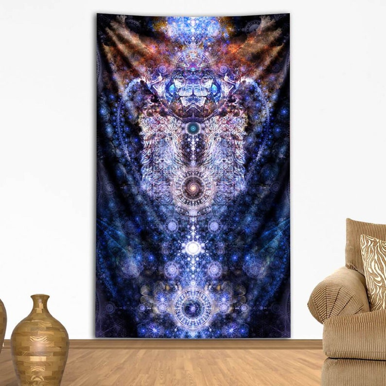 Solstice Son Cosmic Serpent Tapestry by Third Eye Tapestries - Etsy