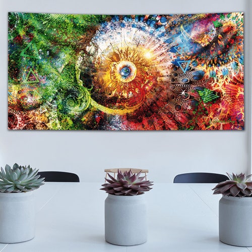 Android Jones Boom Shiva Tapestry by Third Eye Tapestries - Etsy