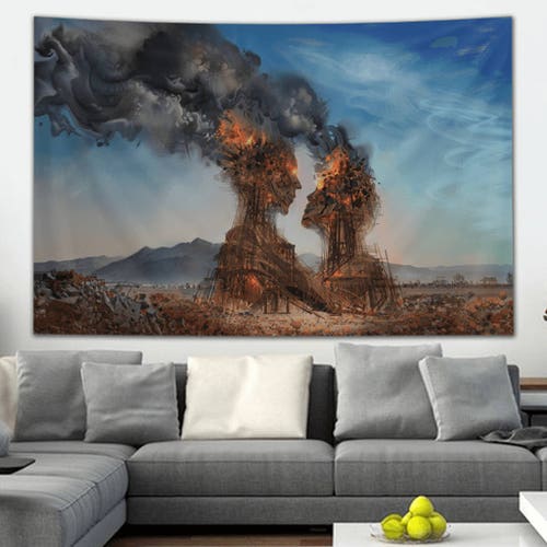 Android Jones Boom Shiva Tapestry by Third Eye Tapestries - Etsy