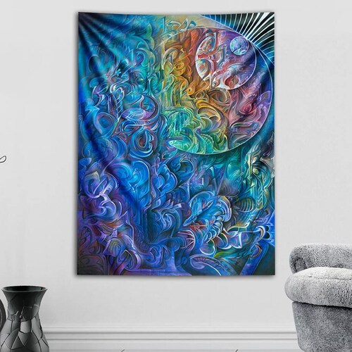 Sylvia Ritter Raring Ringtail Raccoon Tapestry by Third Eye | Etsy