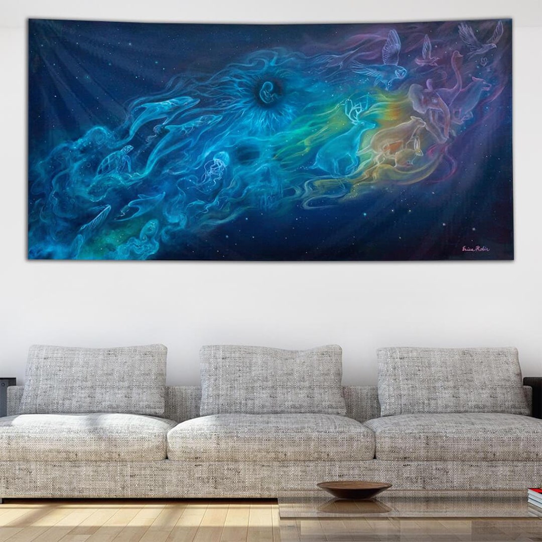 Erica Wexler Metamorphosis Psychedelic Tapestry by Third Eye Tapestries ...