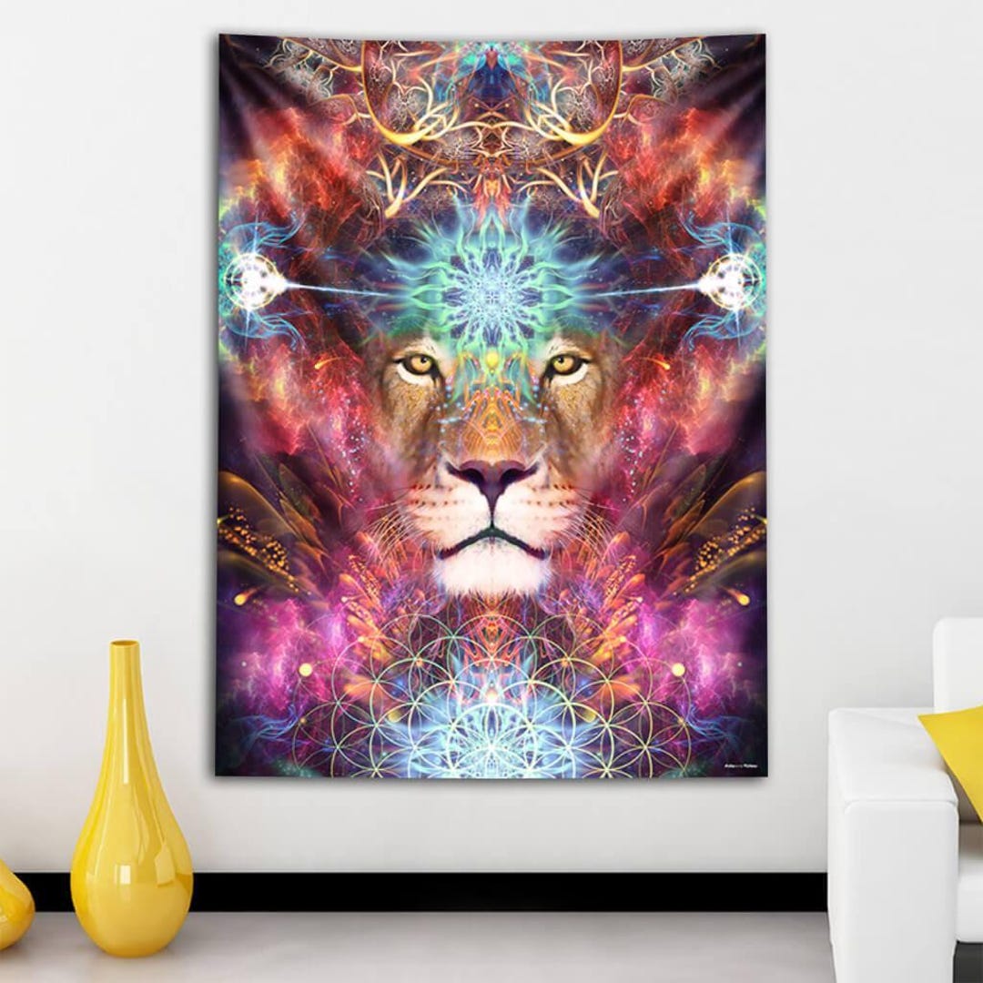 Psiloteric Visions Genesis Psychedelic Tapestry by Third Eye Tapestries ...