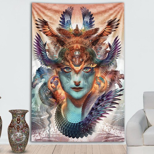 Android Jones Forward Escape Dave Tipper Tapestry by Third Eye - Etsy