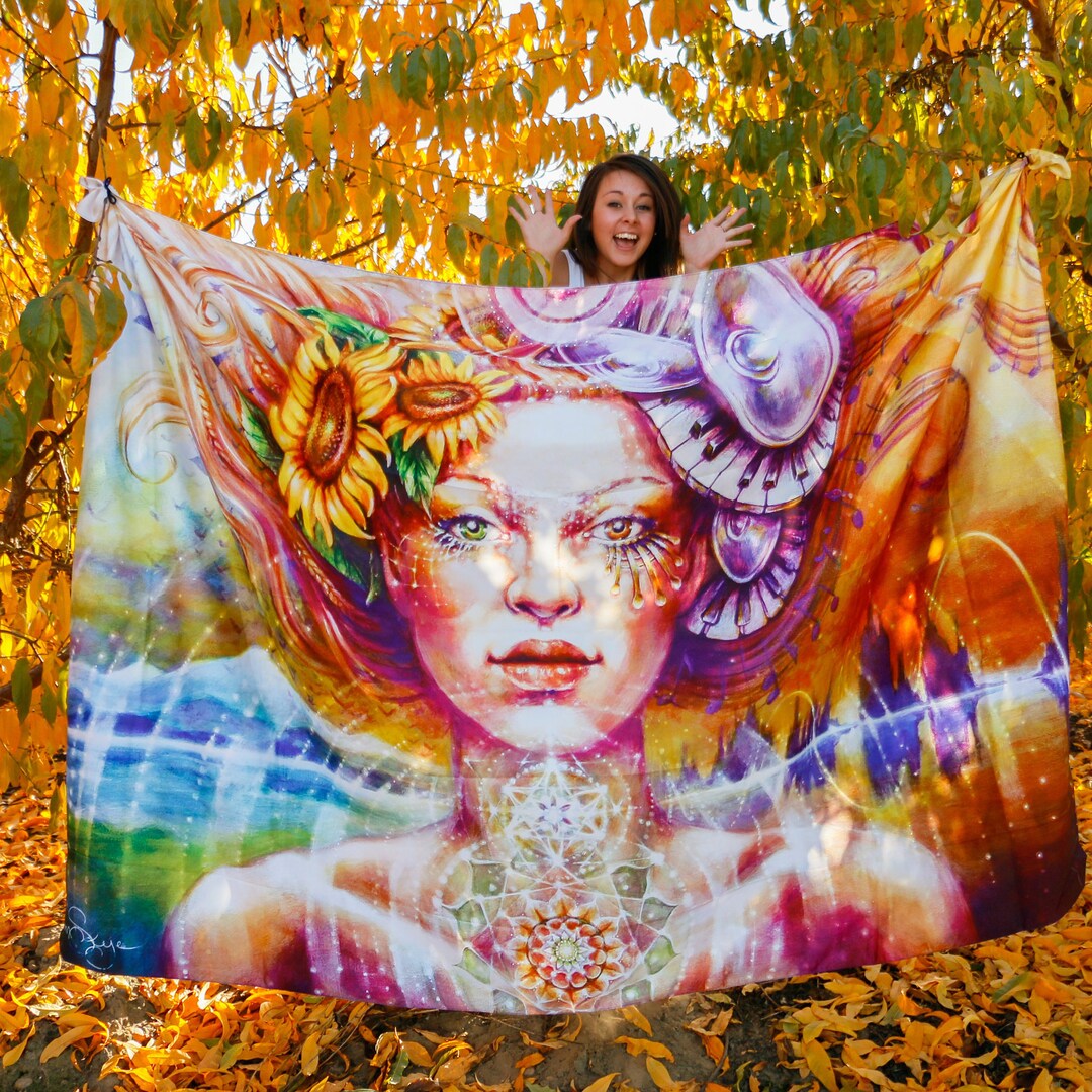 Autumn Skye Harmonic Transformation Tapestry by Third Eye Tapestries - Etsy