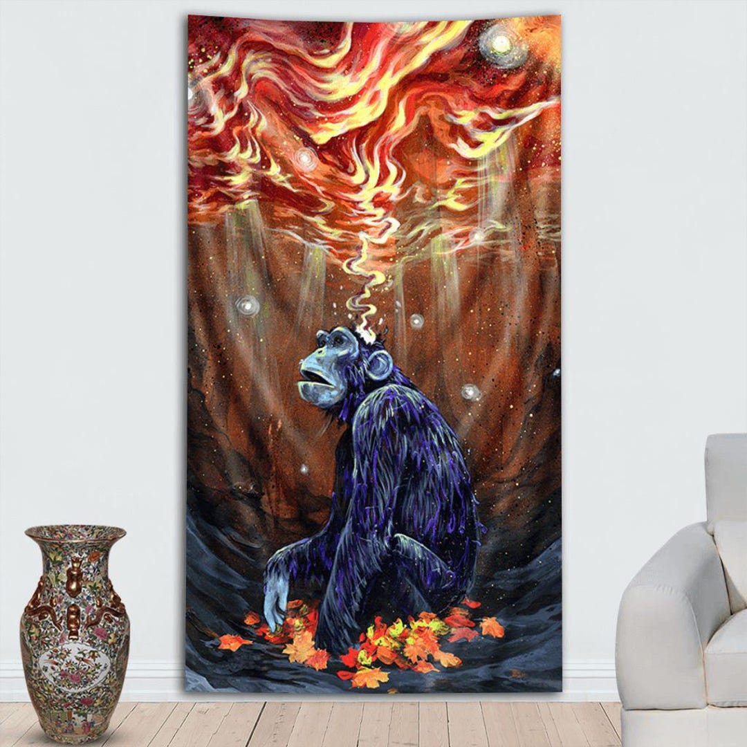 Swartz Brothers Art Clockwork Clouds Tapestry by Third Eye Tapestries ...