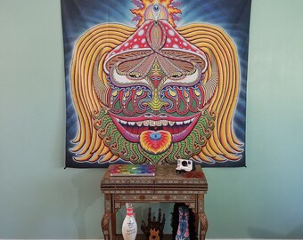 Chris Dyer Moment of Truth Tapestry by Third Eye Tapestries | Etsy