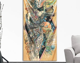 Adam One Ice Age Gospel F Water Color Tapestry by Third Eye | Etsy