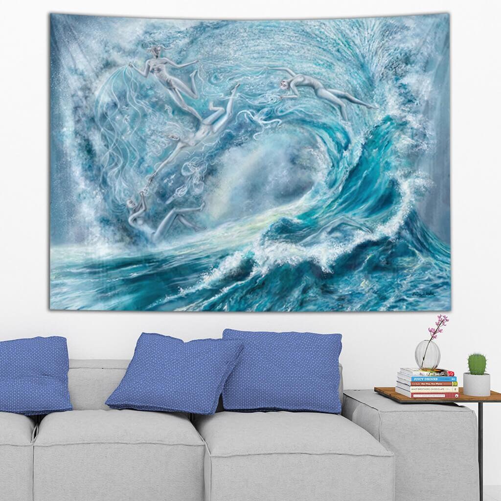 Erica Wexler Spirits of the Sea Psychedelic Tapestry by Third Eye ...
