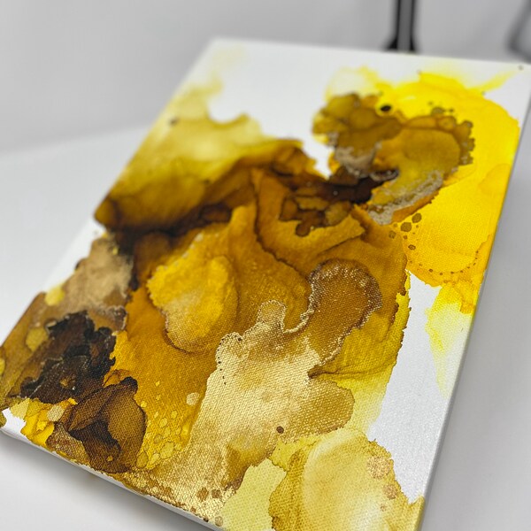 Alcohol Ink Canvas Art - Etsy