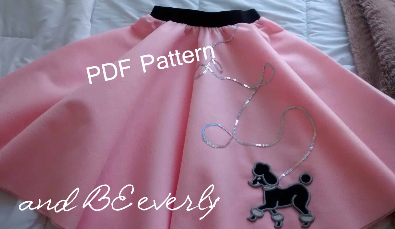 150+ Patterns Sold! Costume Poodle Skirt/ Quick/ Easy PDF Pattern/ FIVE ...