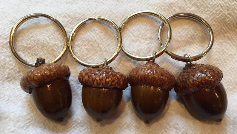 Acorn Key Ring - Etsy