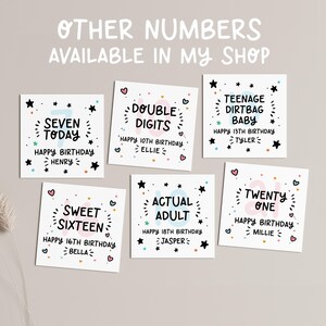 10th Birthday Card Personalised 10th Birthday Card for Girl 10 Today ...