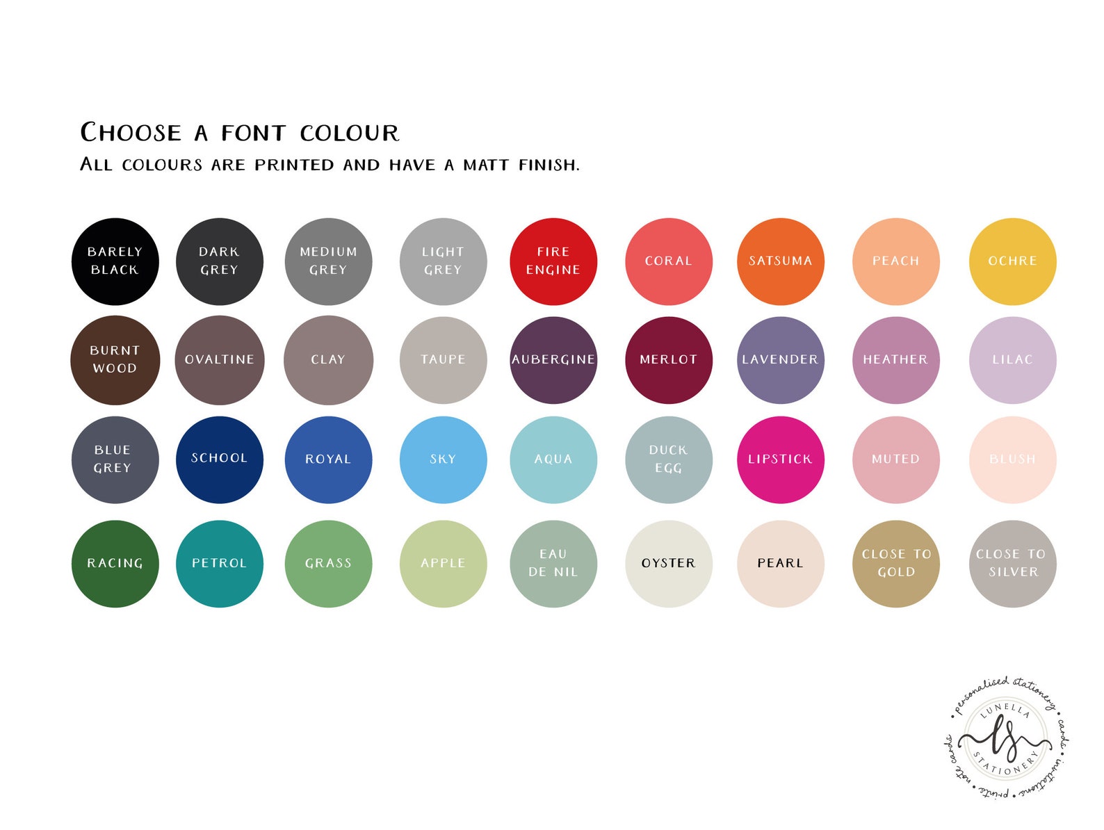 Correspondence Cards Choose Font and Colour Quality Note - Etsy UK