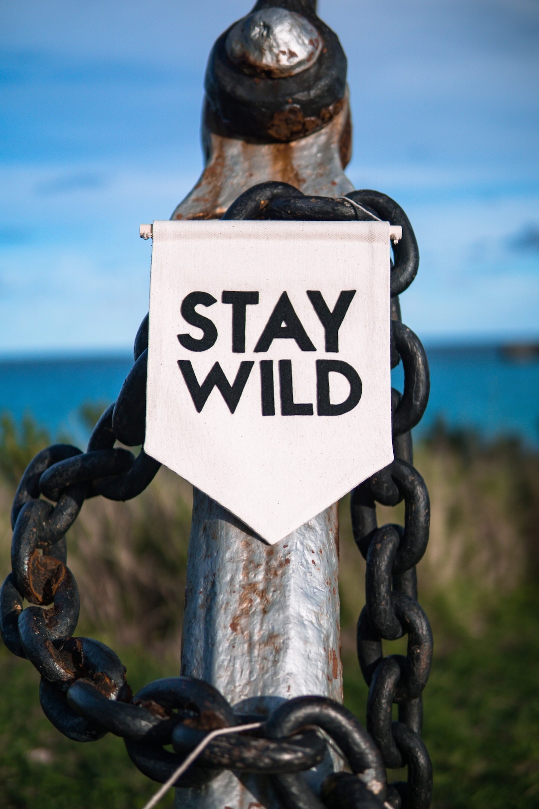 Stay Wild Wall Hanging Banner | Hand Made and Embroidered - Etsy