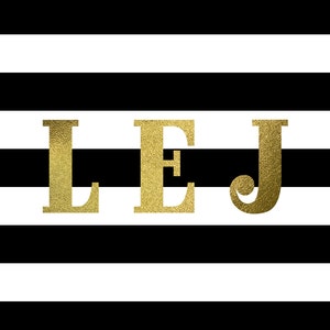 Custom Monogram Wallpaper - Etsy