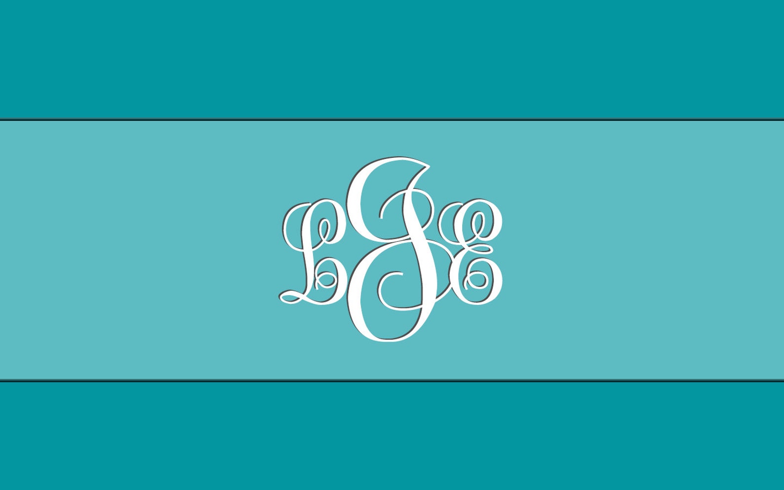 Custom Monogram Wallpaper - Etsy