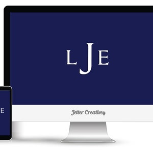 Custom Monogram Wallpaper - Etsy