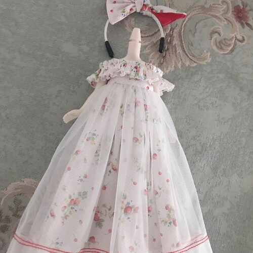 Vintage Blythe Doll Set Dress and Hat Blythe Clothes blythe | Etsy