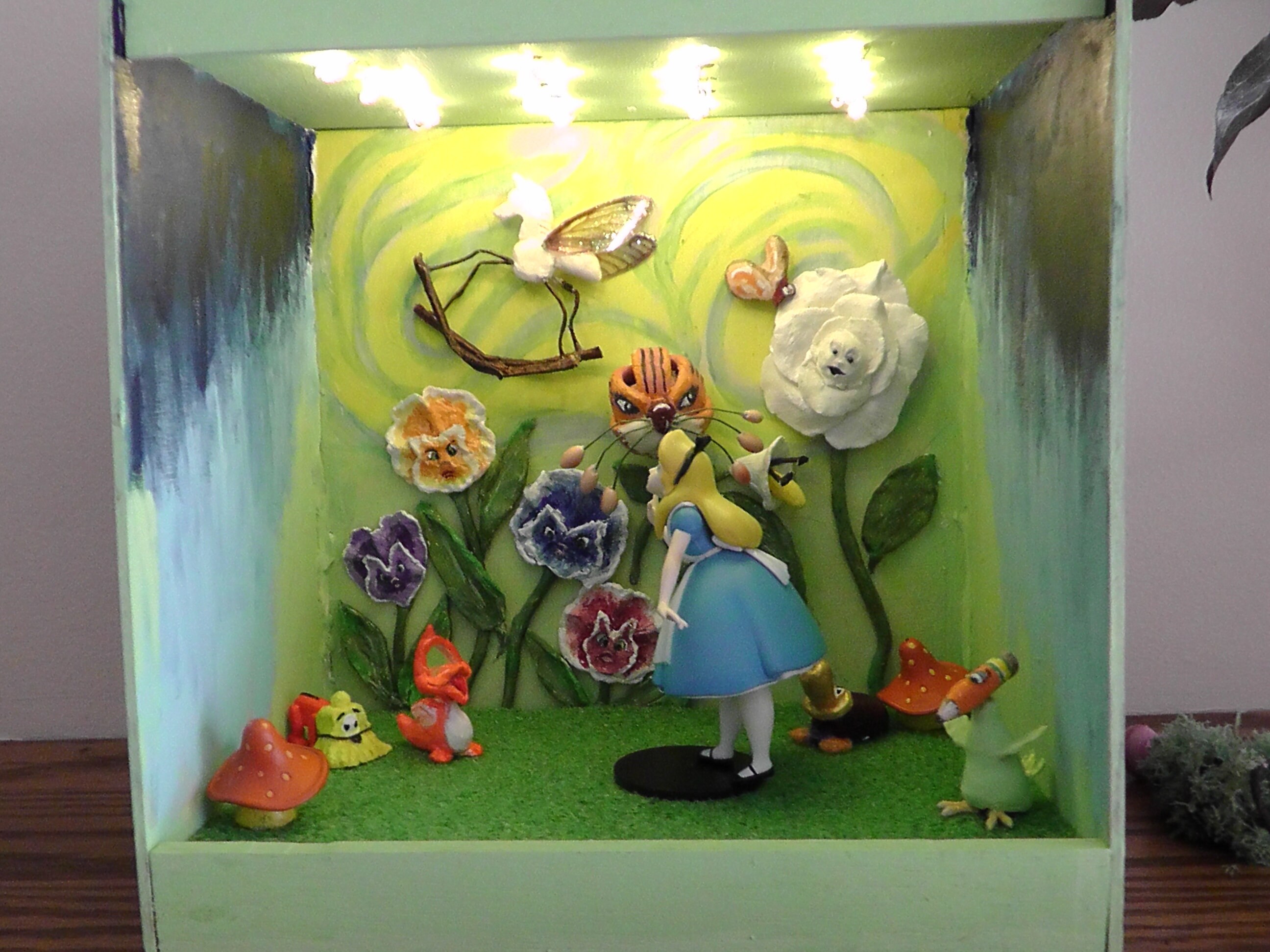 Book Nook - Alice in Wonderland - Etsy