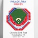 Philadelphia Phillies MLB Stadium Map, Ballpark Map, Baseball Stadium ...