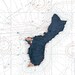 Guam NOAA Nautical Chart Map Art Poster Print, Guam Map, Guam Poster ...