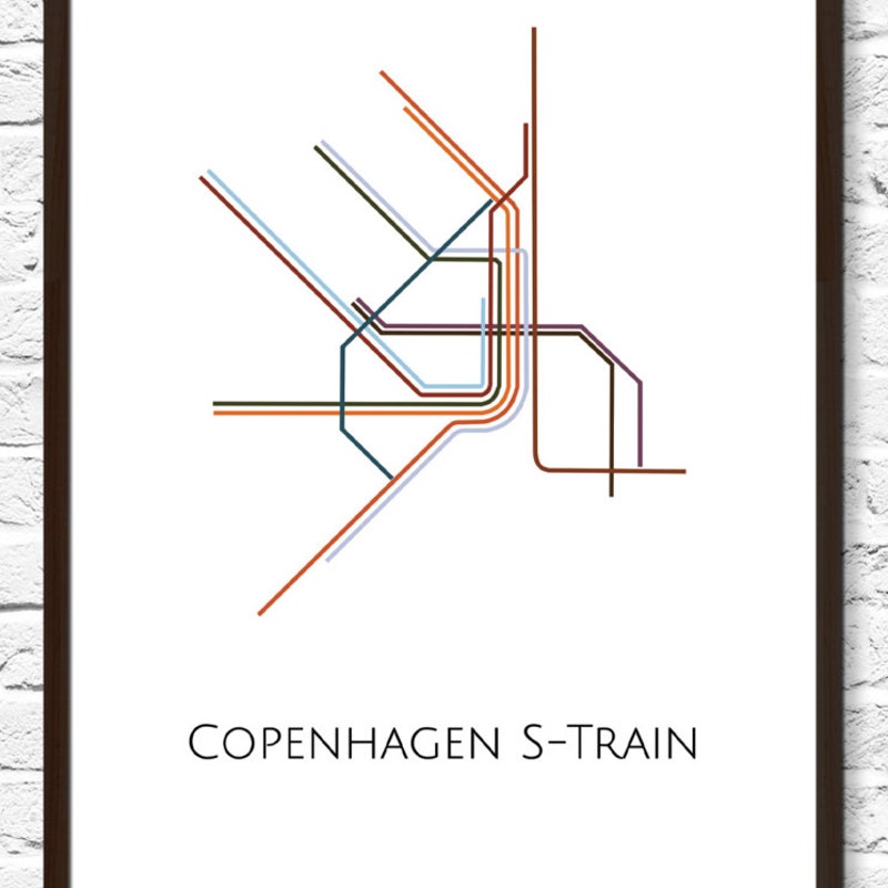 Copenhagen by Train - Etsy
