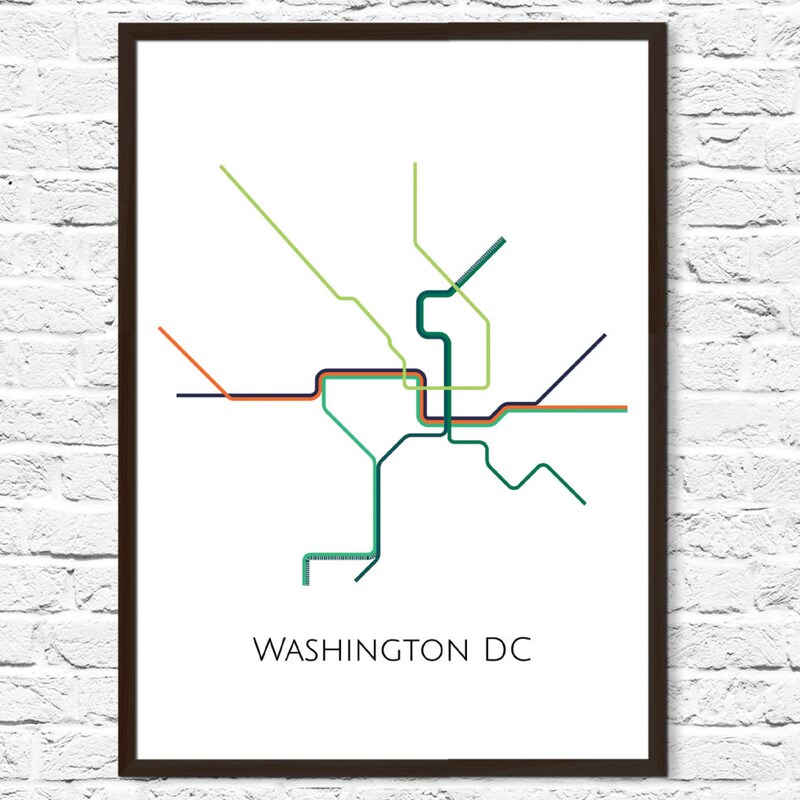 Dc Metro Art - Etsy