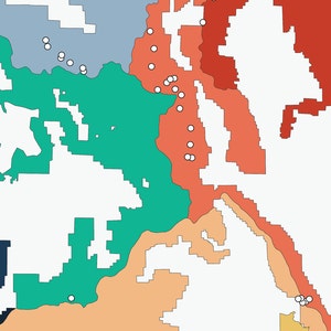 Colorado 14ers Map Art Poster Print, Adventure Map, Fourteeners, 14ers ...
