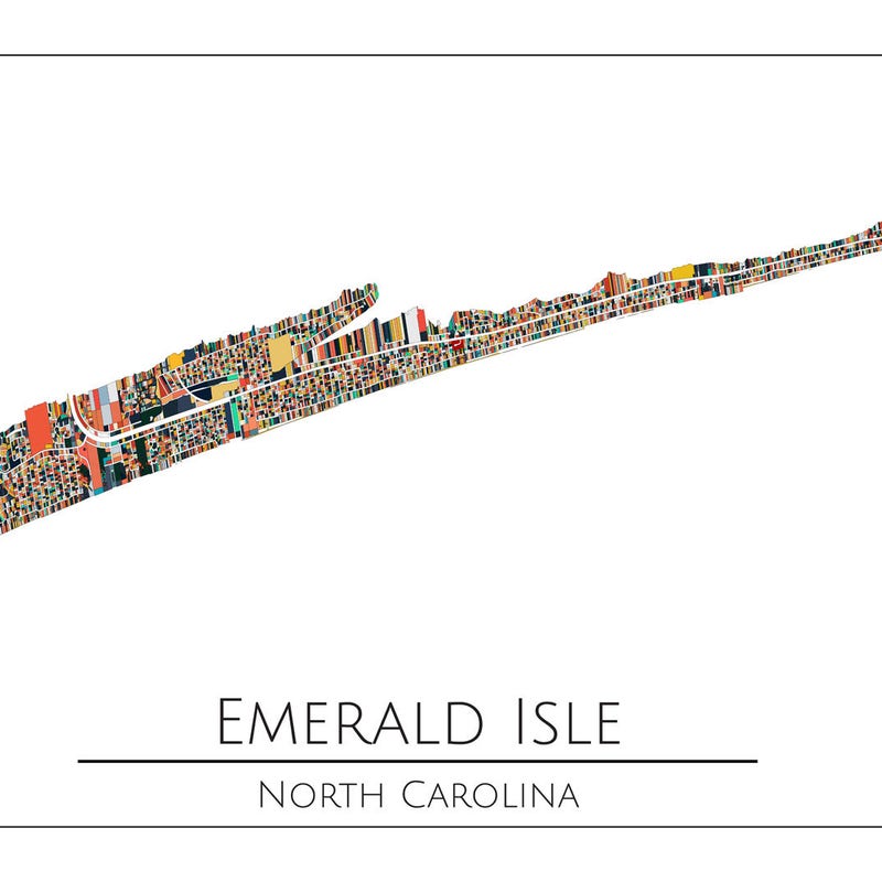 Emerald Isle Coastal Print - Etsy