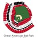 Cincinnati Reds MLB Stadium Map, Ballpark Map, Baseball Stadium Map ...