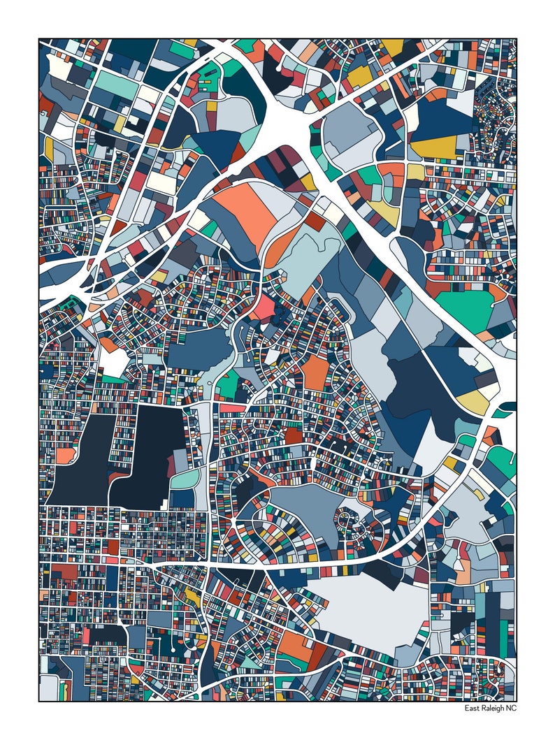 East Raleigh NC Olde East Raleigh North Carolina East Side | Etsy