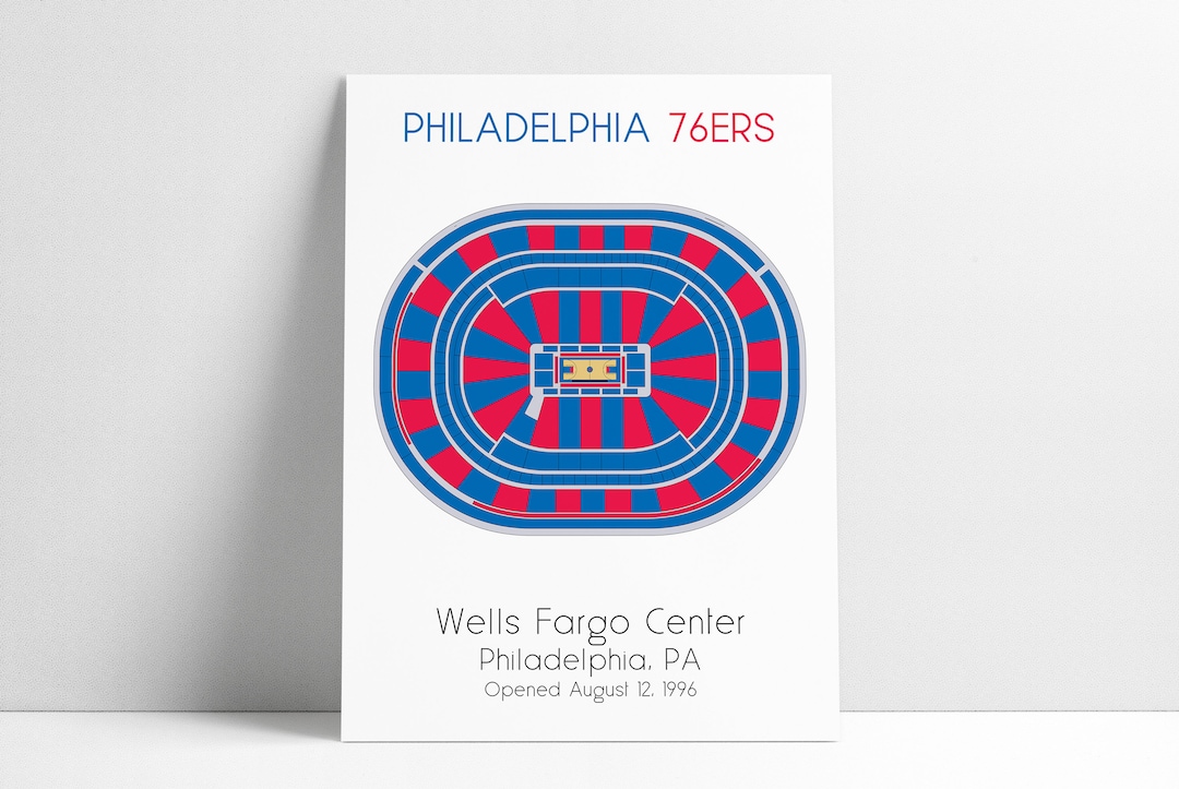 Philadelphia 76ers NBA Wells Fargo Center Basketball Arena Stadium ...