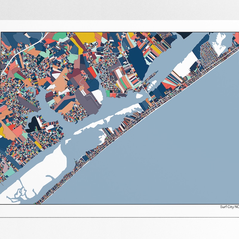Surf Map - Etsy