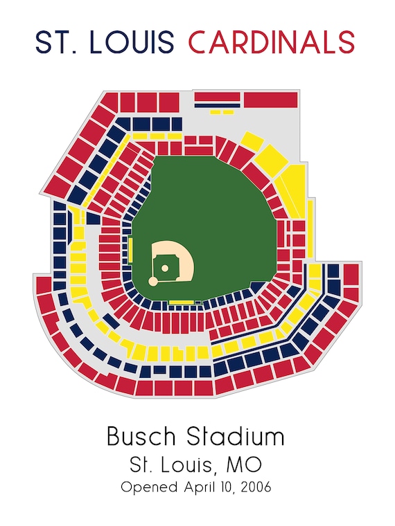 Busch Stadium Detailed Seating Chart