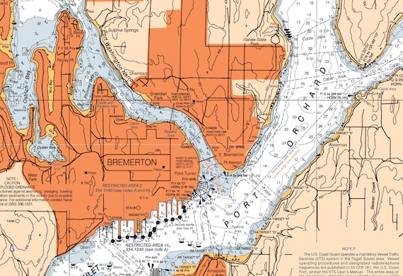 Puget Sound Marine Map
